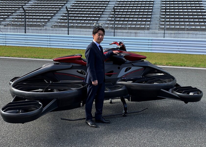 Japanese startup sells flying motorcycle: it accelerates to 100 km / h ...