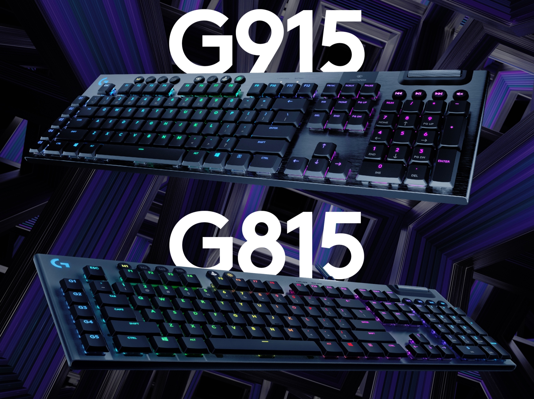 Logitech представила геймерскую механику: клавиатуры G915 и G815 с ...