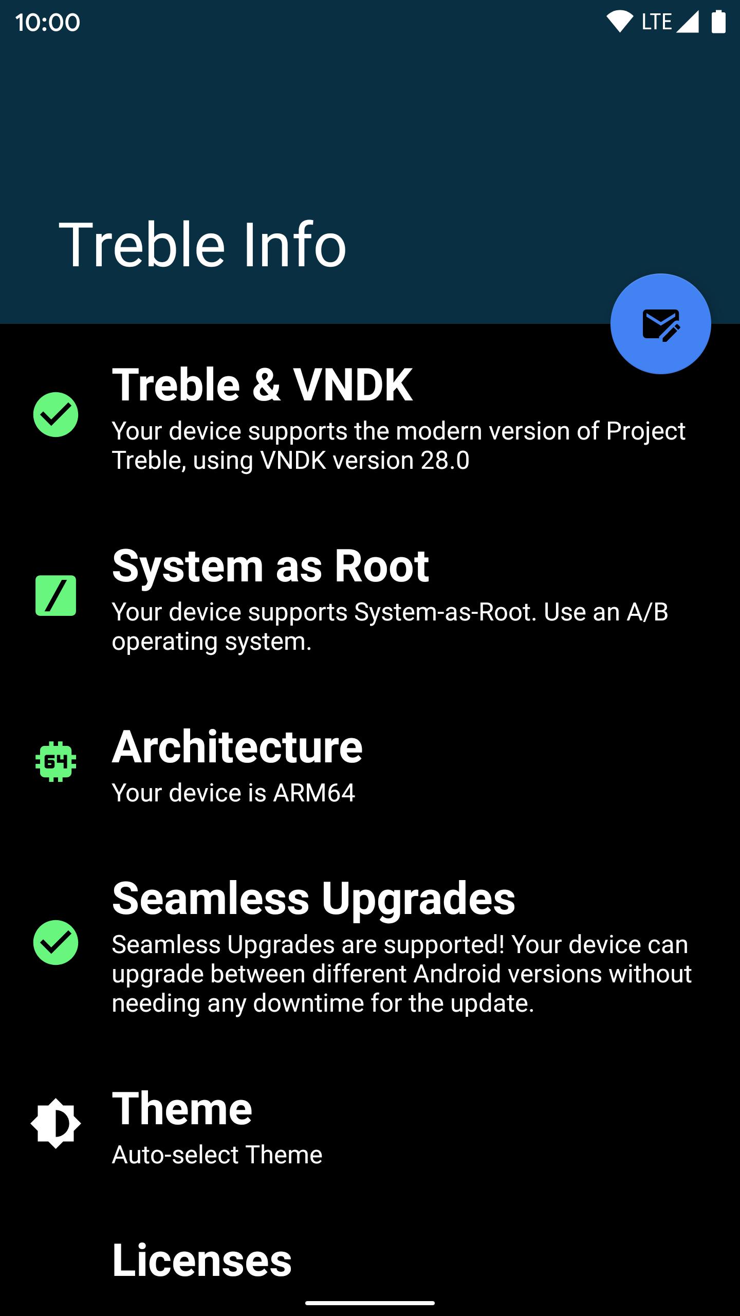 Скачать Treble Info 5.2.3 для Android