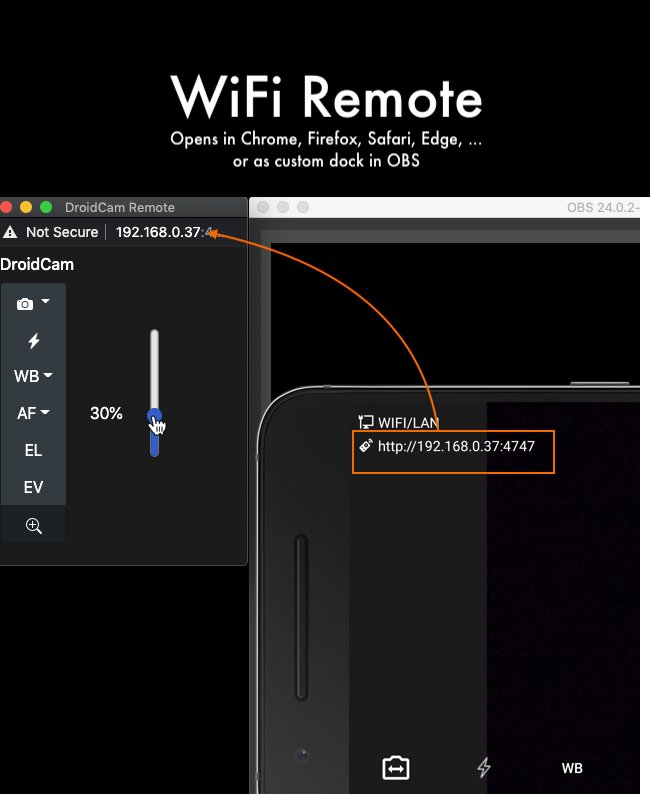 Скачать DroidCam OBS 1.3.5 для Android