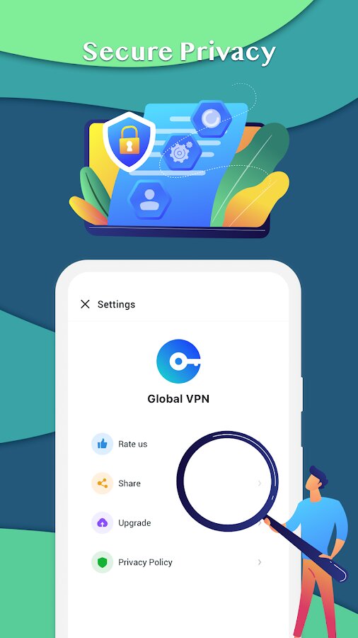 Скачать Global VPN 1.2.3 для Android
