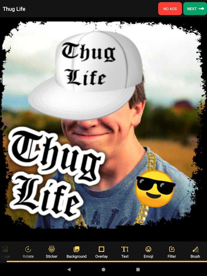 Скачать Thug Life – фоторедактор 4.5.556 для Android