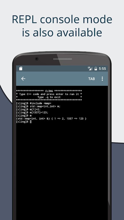 Скачать Cxxdroid – C/C++ компилятор IDE 5.1 для Android