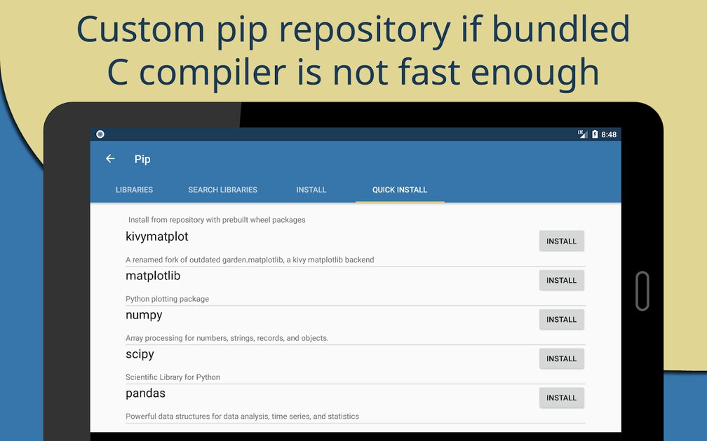 Скачать Pydroid 3 – IDE for Python 3 6.2 для Android
