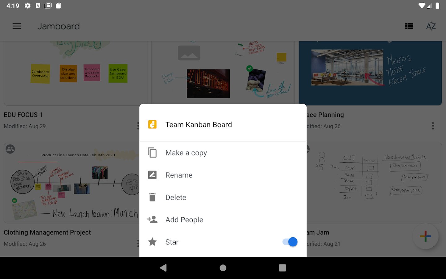 Скачать Jamboard 2024.03.31.620702163 для Android