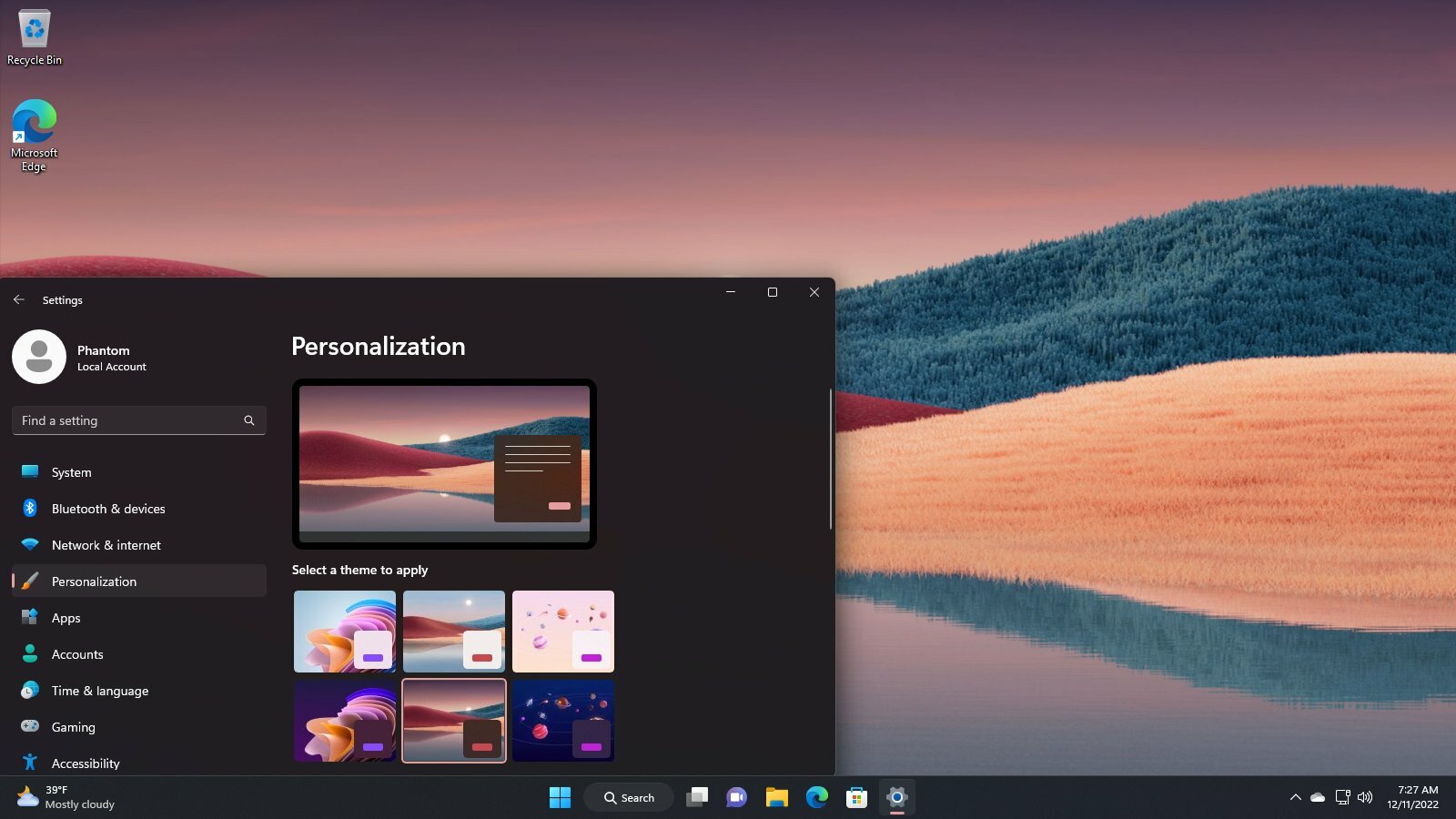 В Windows нашли секретные темы специально для студентов Как их включить