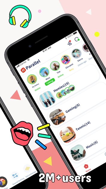 Скачать Parallel – качественный голосовой чат 6.15.0 для Android
