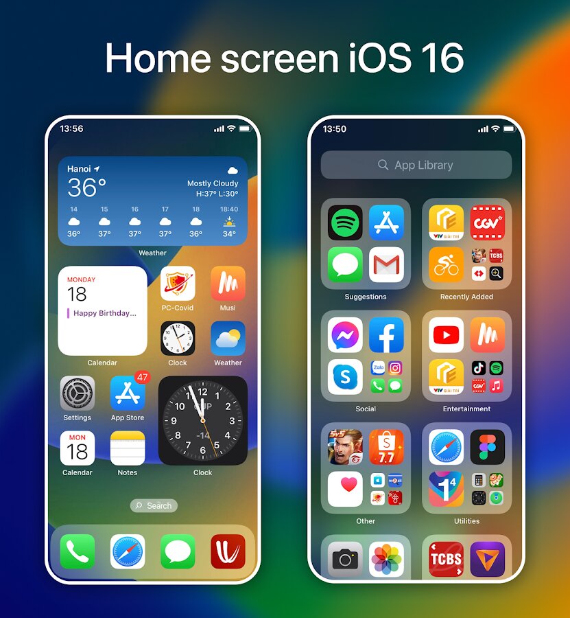 Скачать Launcher iOS 17 – iLauncher 2.0.9 для Android