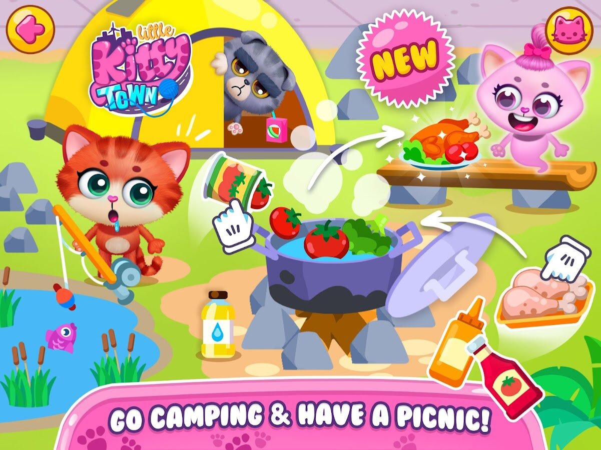 Скачать Little Kitty Town 1.3.86 для Android