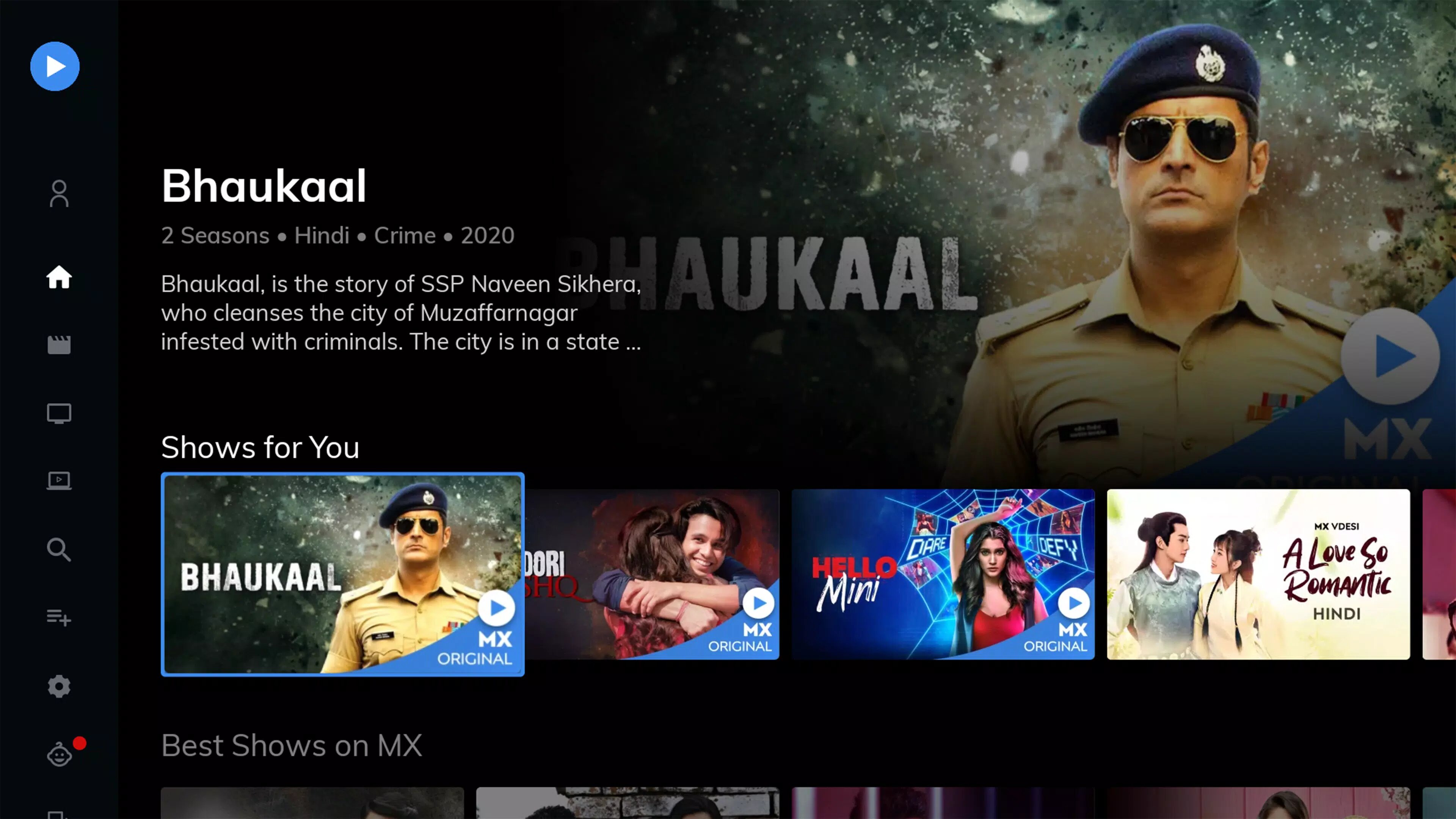 Скачать MX Player TV 1.18.14G для Android TV для Android