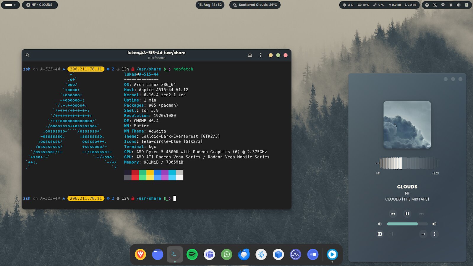 Вы тоже считаете, что этот Arch Linux выглядит лучше, чем свежие macOS или Windows?