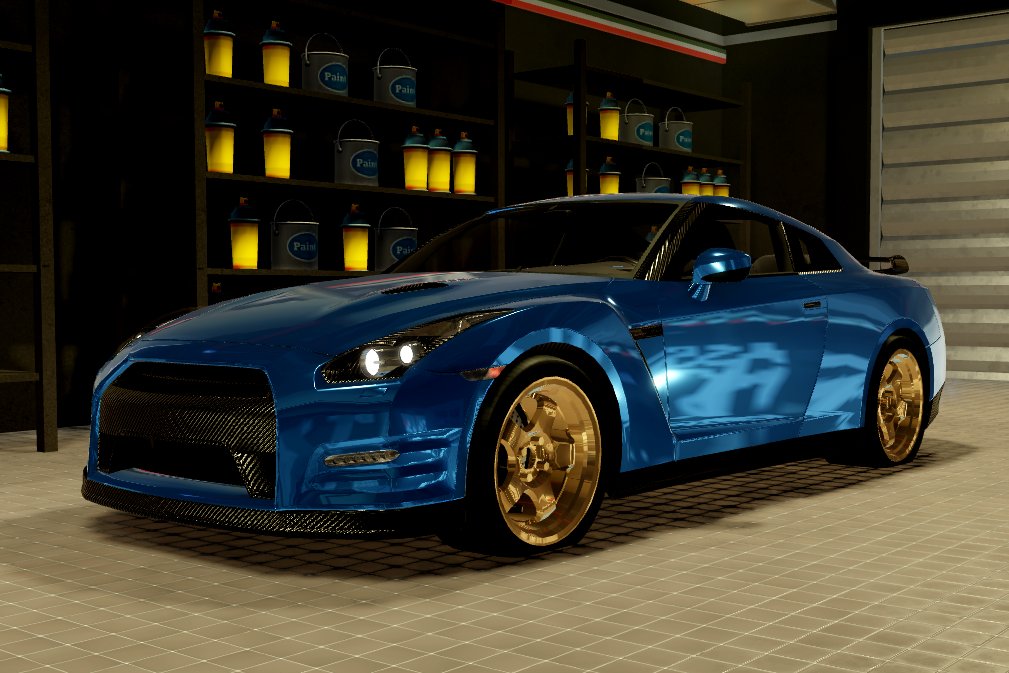 Геймер смастерил модель Nissan GT-R в Roblox — лучше, чем во многих гонках