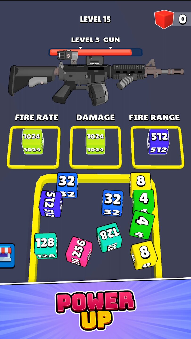 Скачать Gun Up 2048 4.0 для Android