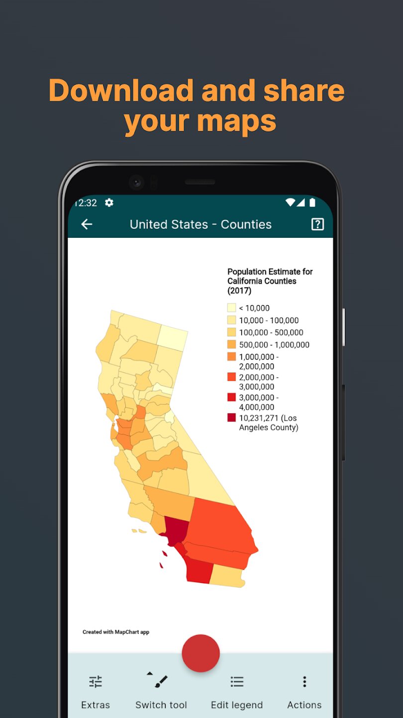 Скачать MapChart 5.18.4 для Android