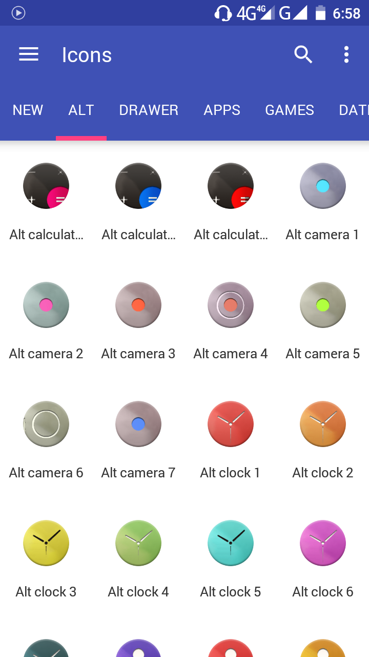 Скачать Round Button UI — Icon Pack 1.0.0 для Android