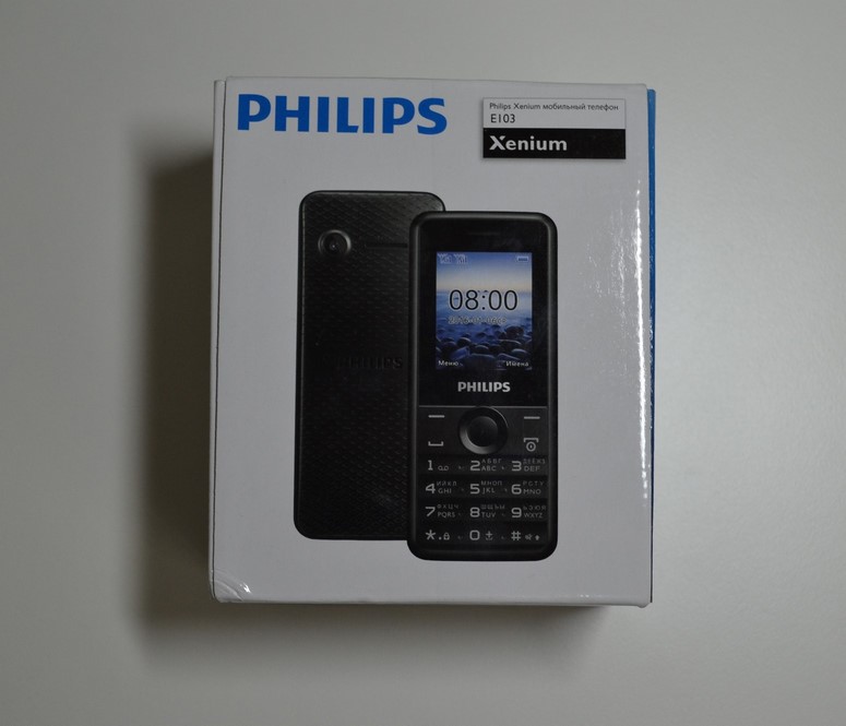 Обзор Philips Xenium E103