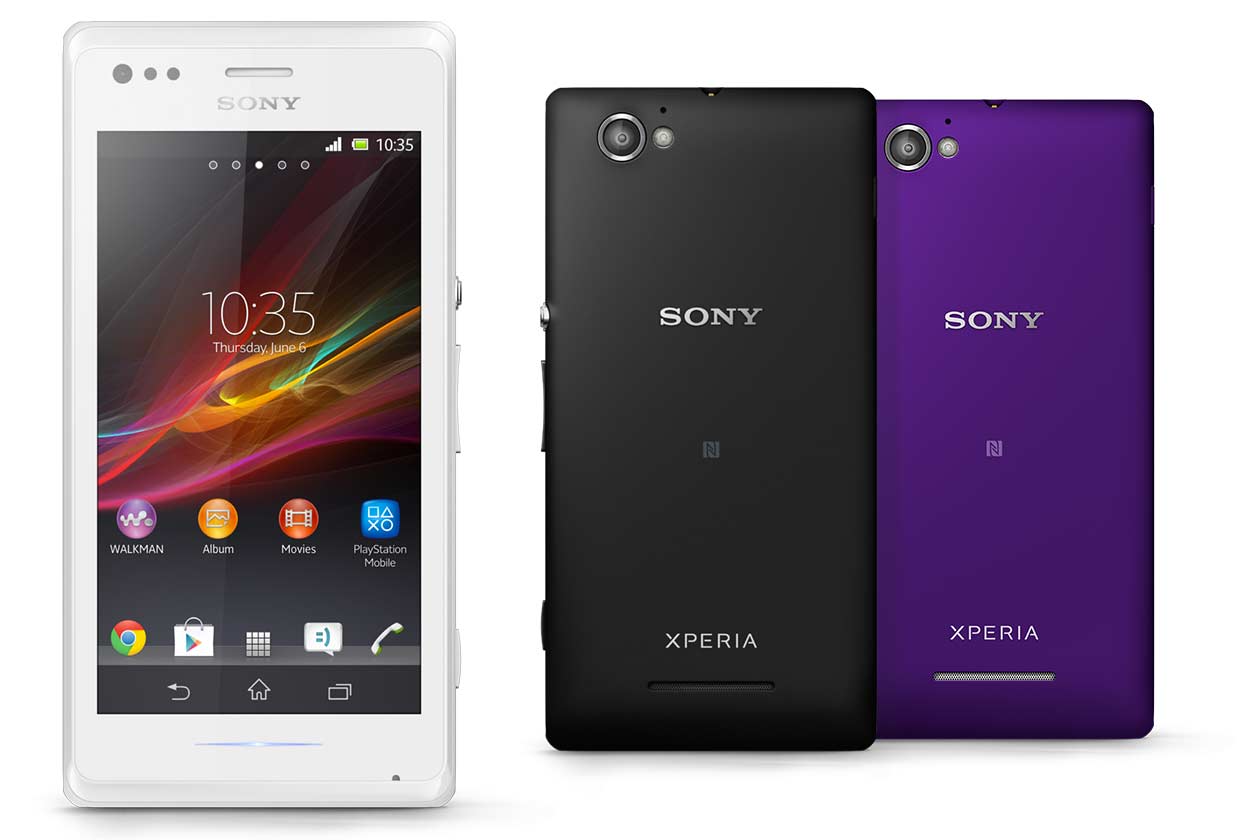 Sony Xperia M dual поступил в продажу