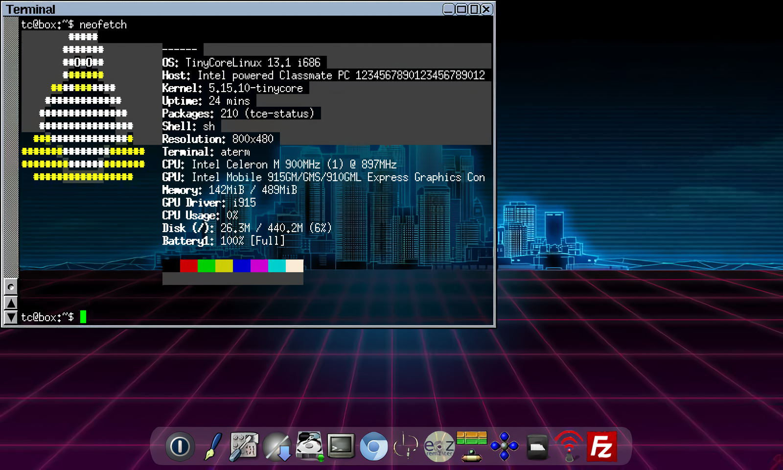 Tiny Core Linux — маленьким нетбукам маленькая ОС