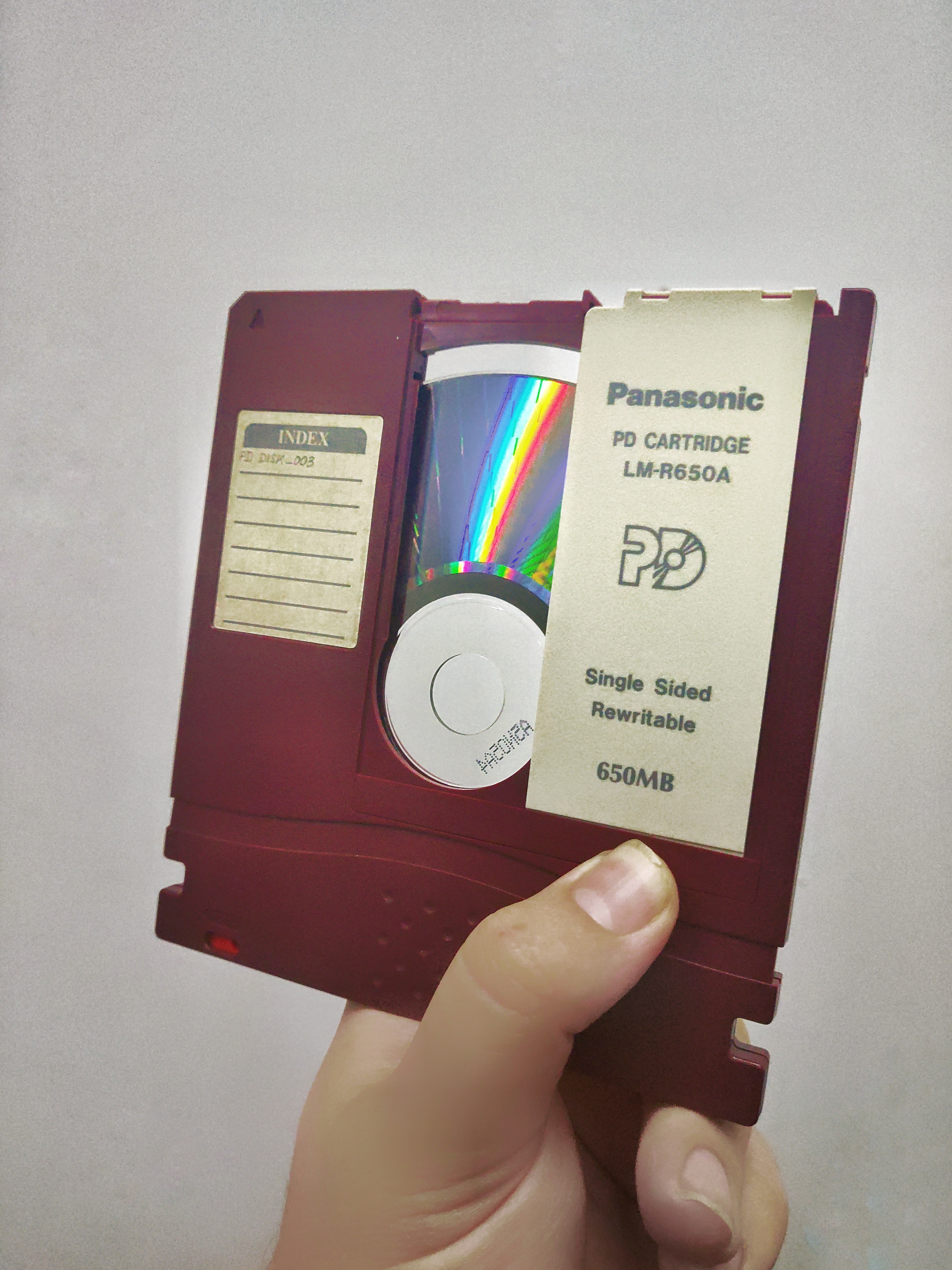 PD-диск — DVD-RAM до DVD, перезаписываемый до CD-RW