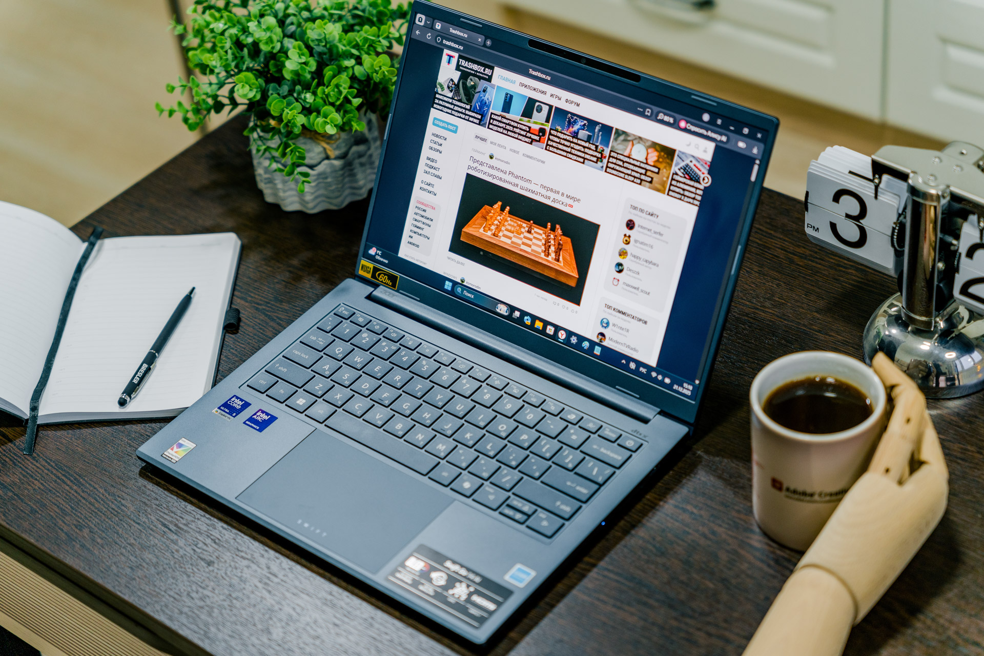 Солидный ноутбук для работы и ИИ: обзор Acer Swift Go 14 AI SFG14-75-77RL