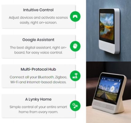 Linky — умная колонка с сенсорным дисплеем и Google Ассистентом